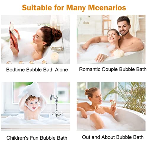 2-Pack Rainbow Bath Bombs Spa Set, 6.3oz Untra Large Size, Moisturizes Skin Contain Organic Ingredients, Natural Essential Oil