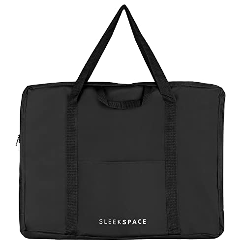 Sleekspace Art Portfolio Case. Soft Case Professional Portfolio with Multi Handles for Artwork Storage, Presentation Book Carrying, Artist Portfolio Bag, Kids Art, TV or Monitor Transport