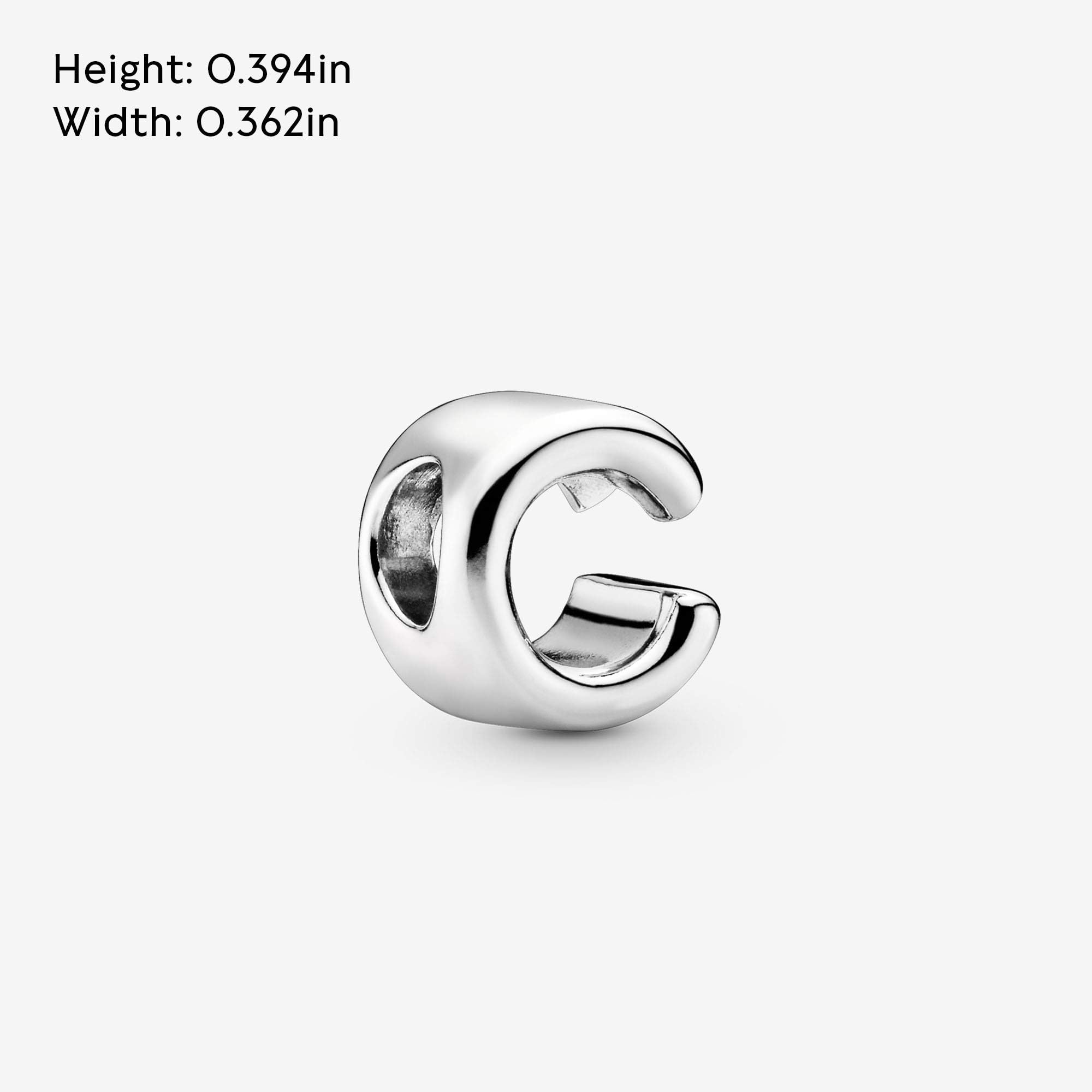 Pandora Jewelry Letter C Sterling Silver Charm