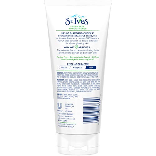St. Ives Face Scrub Apricot 6 oz (Pack of 7)