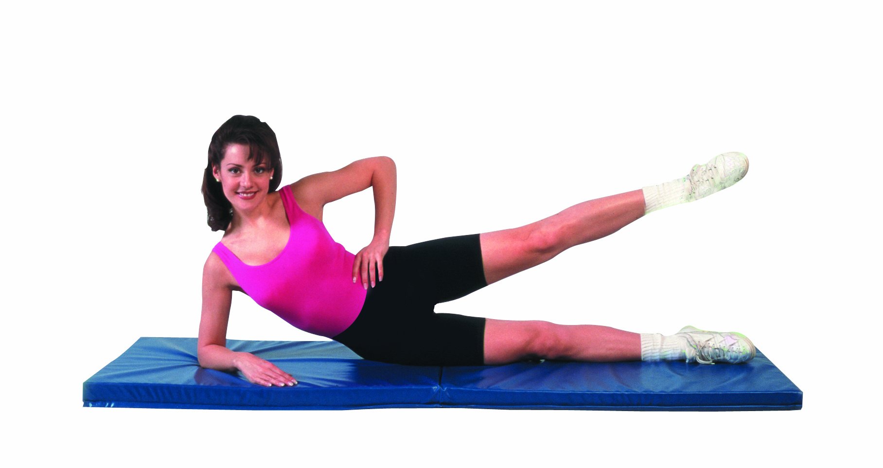 CanDo Non-Folding Individual Rest Mat, Polyurethane, 2 x 5 Foot, 1 Inch