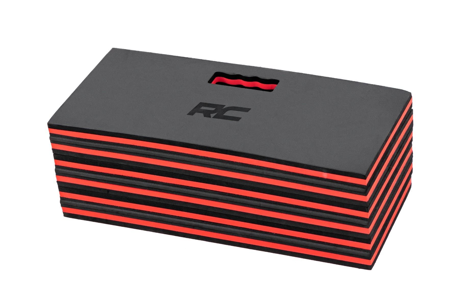 Rough Country 1-1/4" Thick Anti-Fatigue Utility Mat | 6-Fold - 99023,Black