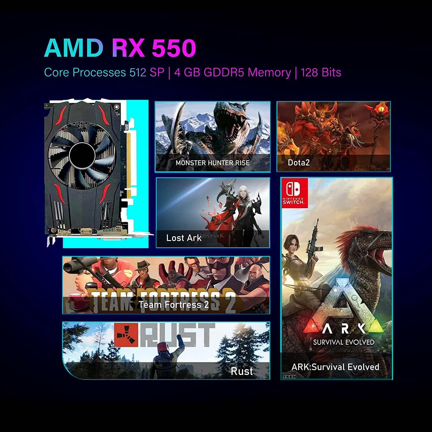 HP RGB Gaming Desktop PC, AMD Ryzen 5 Pro 2400G 3.6G, 16GB RAM, Radeon RX 550 4G GDDR5, 256G SSD + 3TB, WiFi & Bluetooth 5.0, RGB Keyboard & Mouse, Win 10 Pro (Renewed)