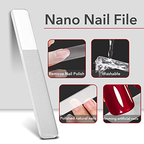 Omind Toe Nail Clippers, 3 IN 1 Adult Ultra Thin Portable Nail Clipper Set, Ingrown Toenail Clippers for Senior Men & Women