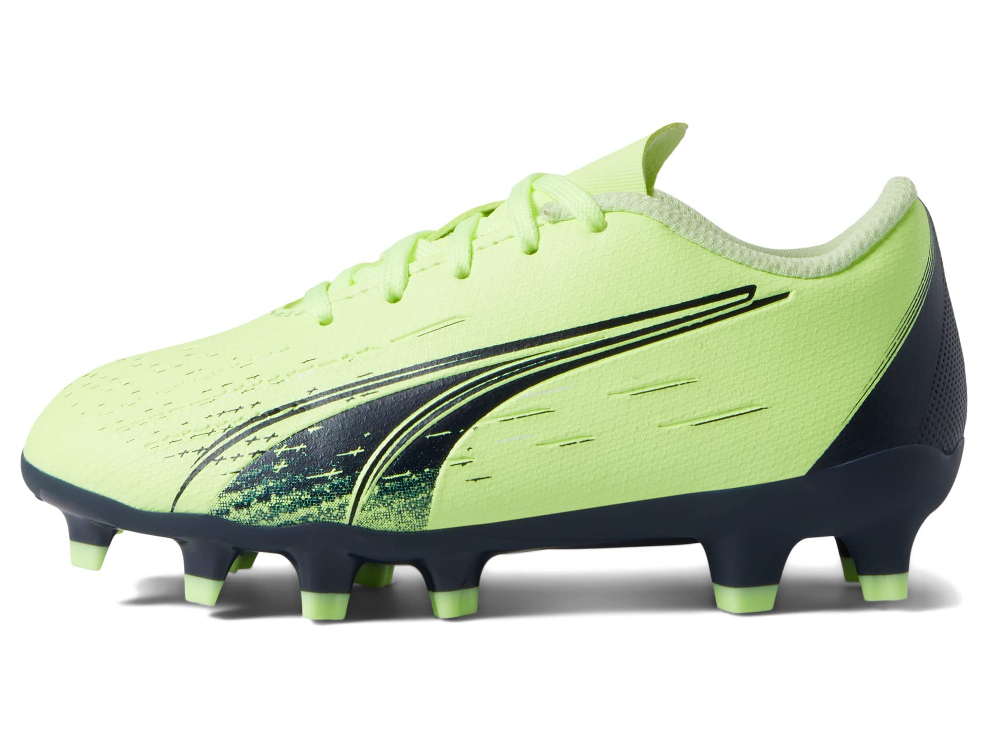 PUMA Ultra Play Firm Ground/Artificial Ground (Toddler/Little Kid/Big Kid) Fizzy Light/Parisian Night/Blue Glimmer 13 Little Kid M