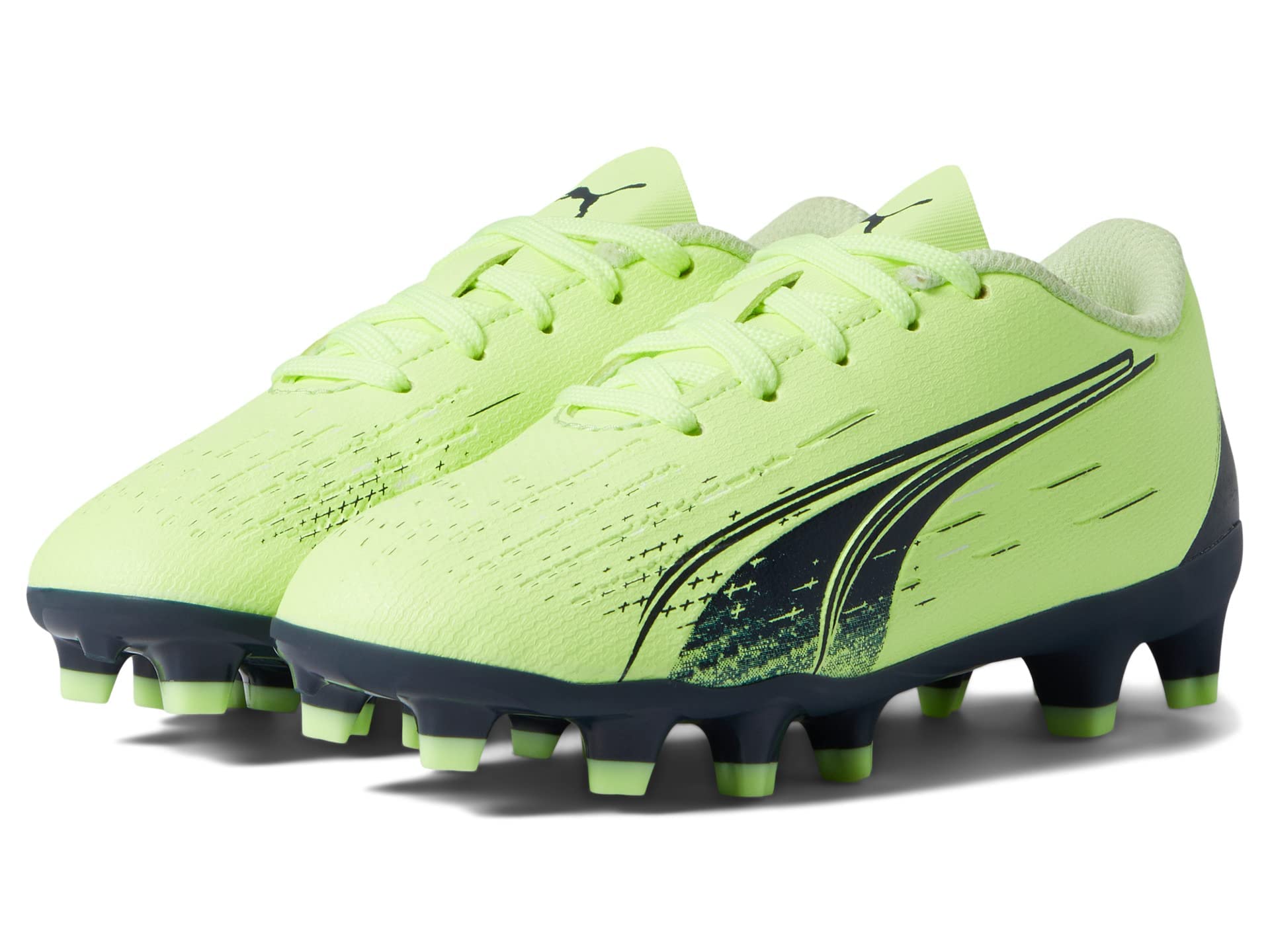 PUMA Ultra Play Firm Ground/Artificial Ground (Toddler/Little Kid/Big Kid) Fizzy Light/Parisian Night/Blue Glimmer 13 Little Kid M