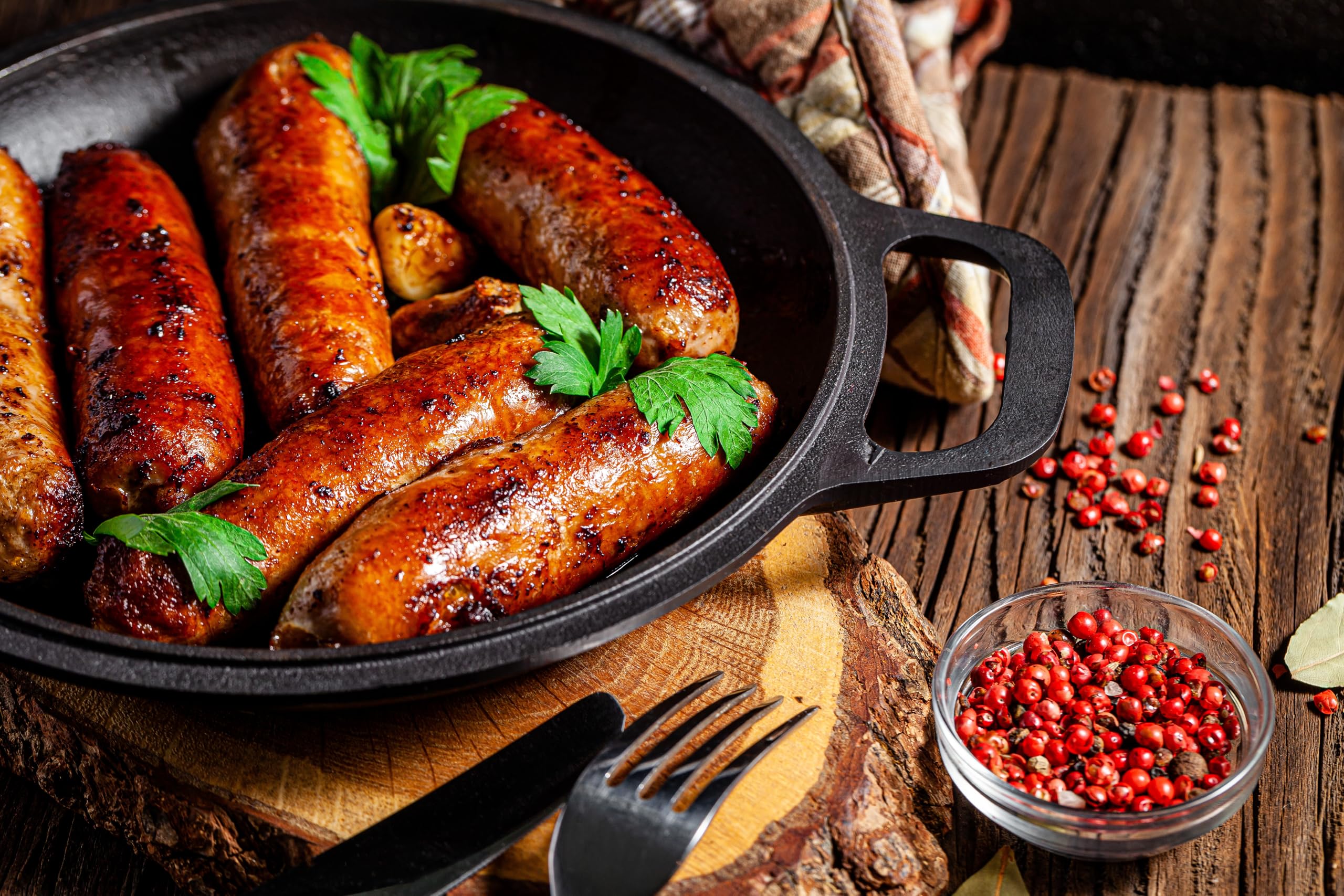 Gyulai Smoked Sausage-Hot, approx. 0.8lb