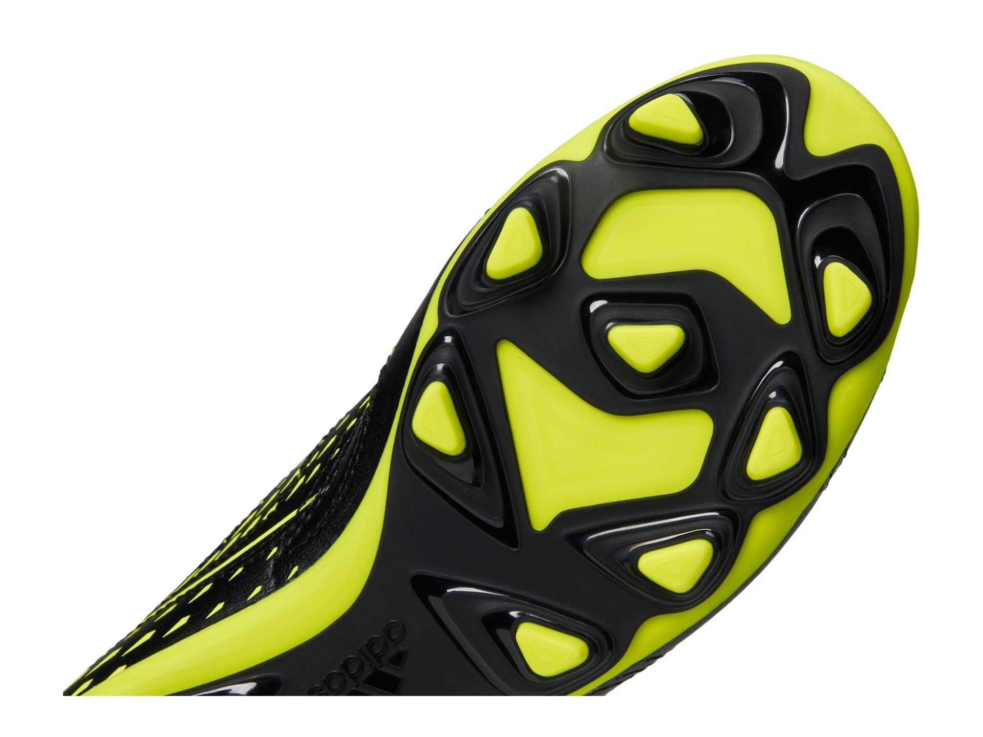 adidas Copa Sense.4 Flexible Ground Soccer Shoe, Black/Team Solar Yellow/Bright Cyan, 5.5 US Unisex Big Kid