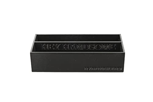 Mat's Beard Bar® & Holder Set - 1 Original sized Beard Bar and 1 Beard Bar® Holder - Clean Up Beard Trimmings from Sinks and Countertops After Shaving - Best Gifts For Men - Made in USA
