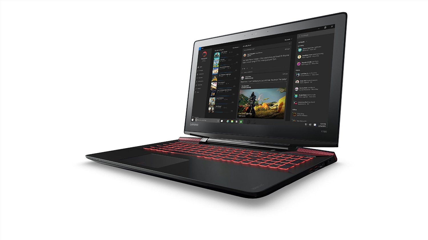 2016 Lenovo Y700 15.6 FHD Laptop (Intel Quad Core i7-6700HQ 3.5 GHz, 8GB DDR4 RAM, 1TB HDD, NVIDIA GeForce 960M Dedicated 4GB, External DVD, HDMI, Bluetooth, IPS, Backlit keyboard, Win10)