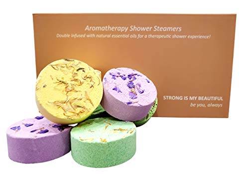 Aromatherapy Shower Steamers; Double Infused with Organic Essential Oils; Spring Gift; Hostess Gift; Thank You Gift; Mother's Day Gift