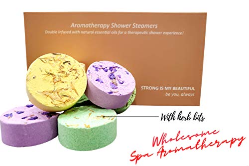Aromatherapy Shower Steamers; Double Infused with Organic Essential Oils; Spring Gift; Hostess Gift; Thank You Gift; Mother's Day Gift