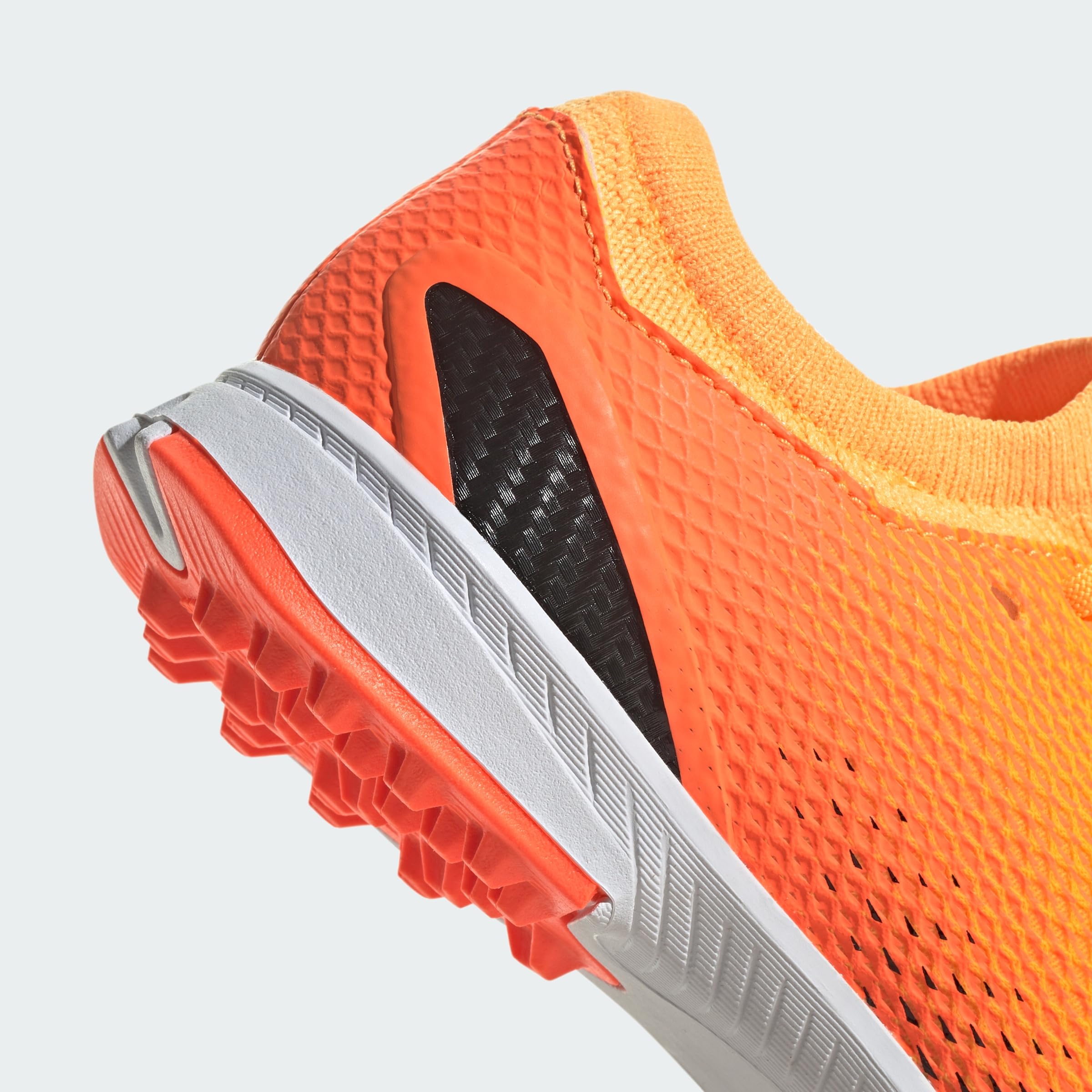adidas X SPEEDPORTAL.3 Turf Football Shoe, Solar Gold/Black/Team Solar Orange, 6 US Unisex Big Kid