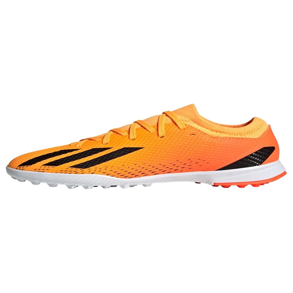 adidas X SPEEDPORTAL.3 Turf Football Shoe, Solar Gold/Black/Team Solar Orange, 6 US Unisex Big Kid
