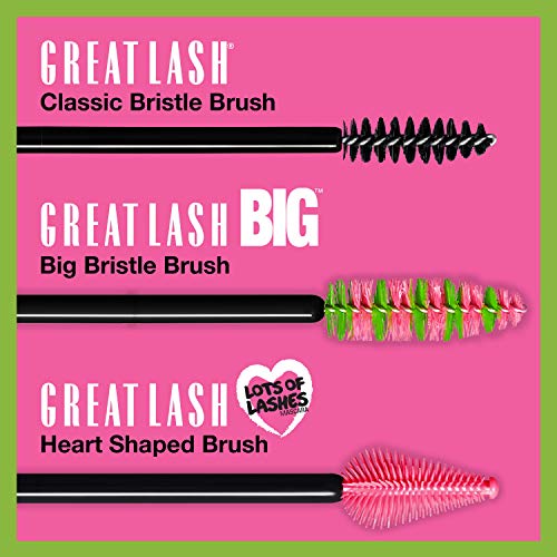 Maybelline New York Great Lash Washable Mascara, Very Black (Pack of 2)