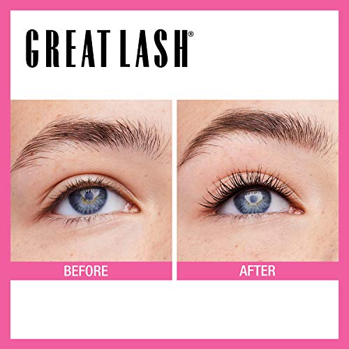 Maybelline New York Great Lash Washable Mascara, Very Black (Pack of 2)