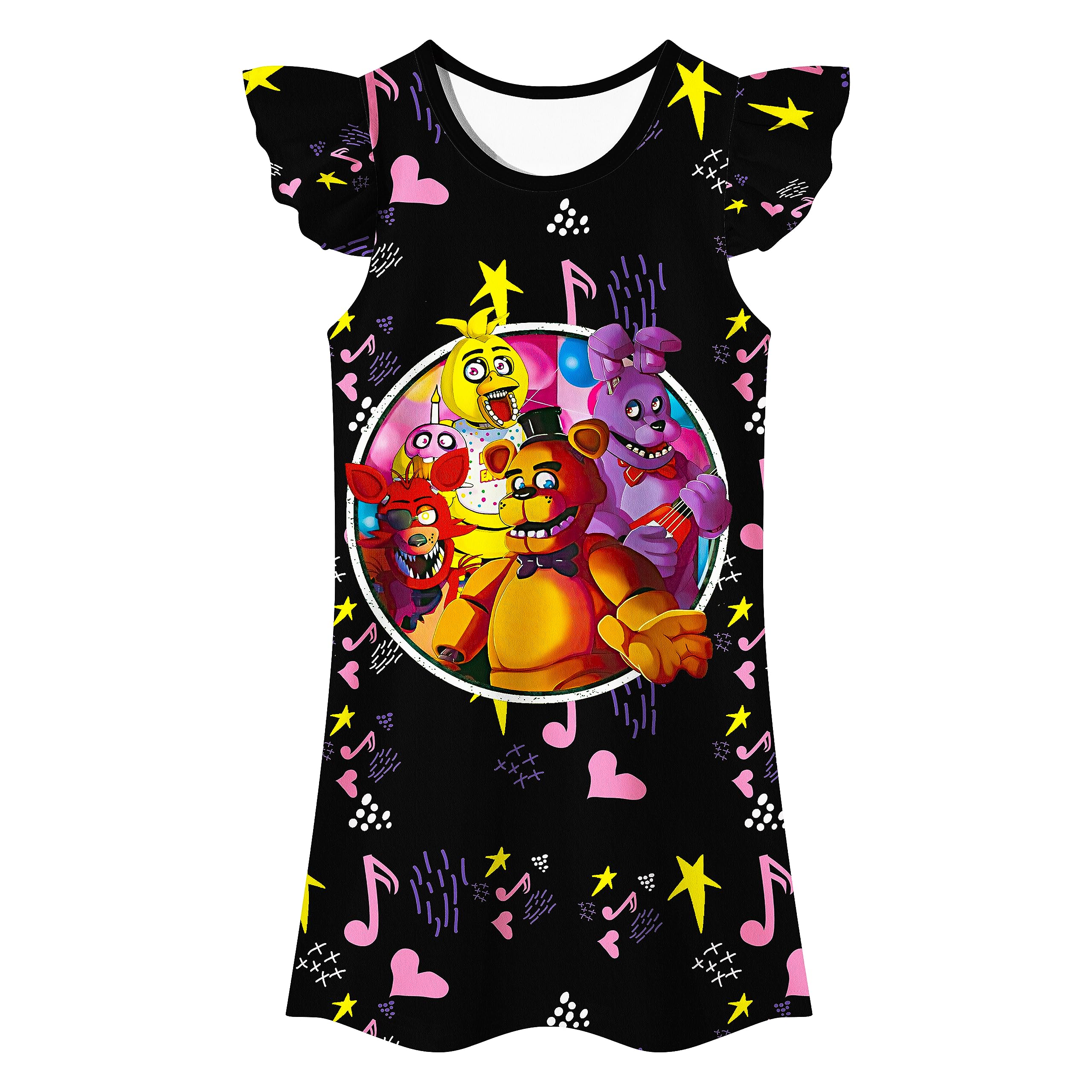 WFelcia Toddler Girls Game Gown Dress Horror Game Movie Kids Home Wear Outfits Clothes Birthday Party Gift