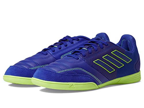 adidas Top Sala Indoor Soccer Shoe, Team Royal Blue/Team Solar Yellow/White, 2.5 US Unisex Little Kid
