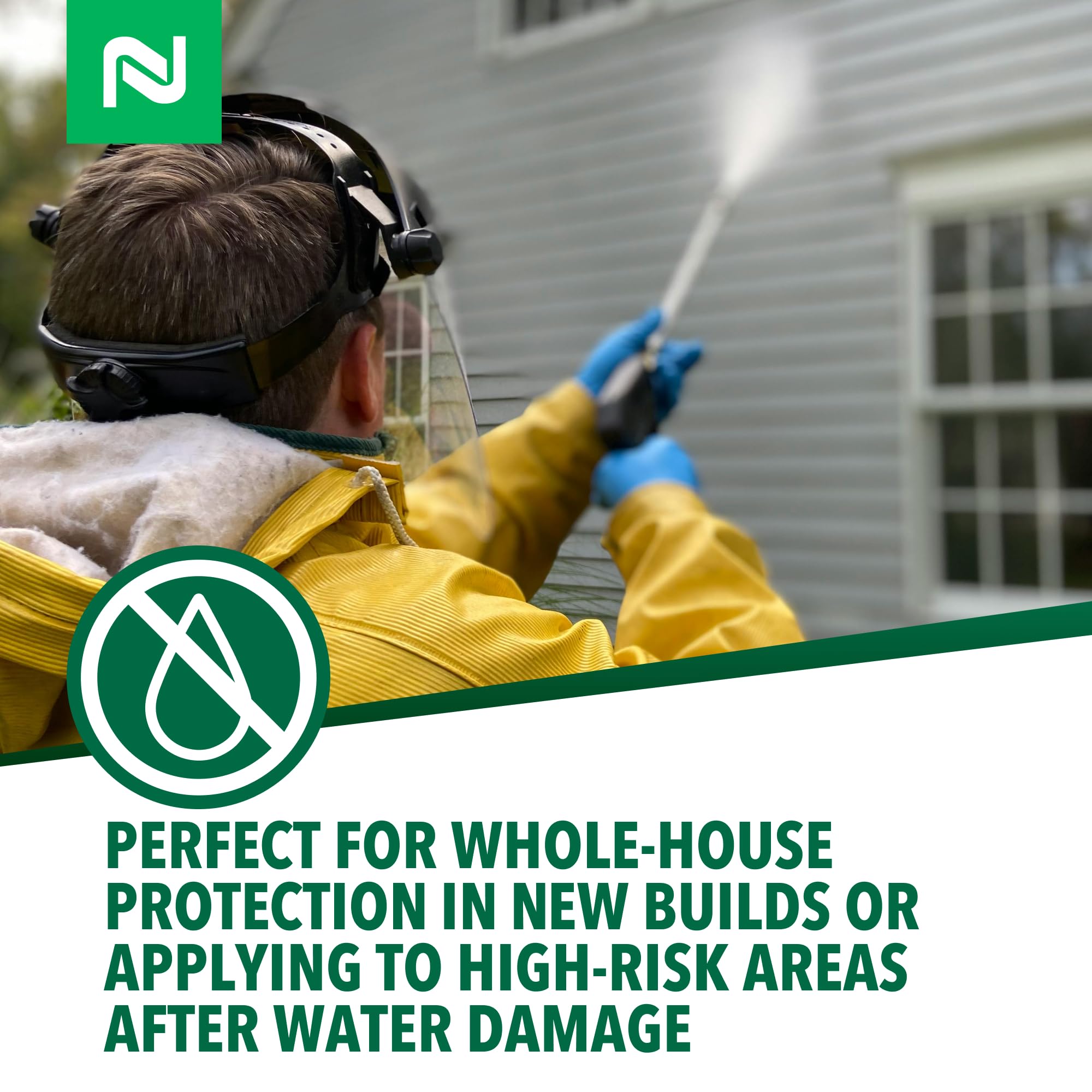Bora-Care with Mold-Care Moldicide Concentrate, Wood Protection Against Mold, Termites, and Decay, Long-Lasting Residual Protection, 1 Gallon
