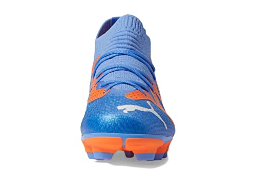 PUMA Future Pro Firm Ground/Artificial Ground (Little Kid/Big Kid) Blue Glimmer/Puma White/Ultra Orange 13 Little Kid M