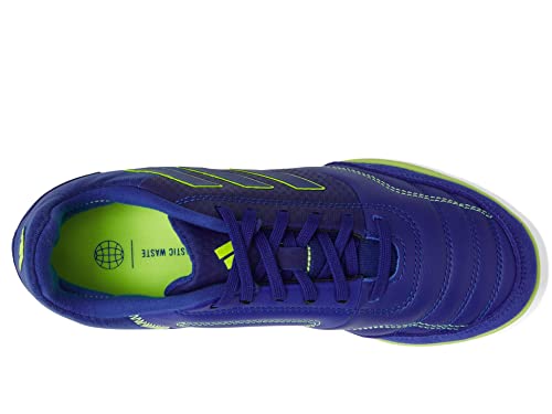 adidas Top Sala Indoor Soccer Shoe, Team Royal Blue/Team Solar Yellow/White, 2.5 US Unisex Little Kid
