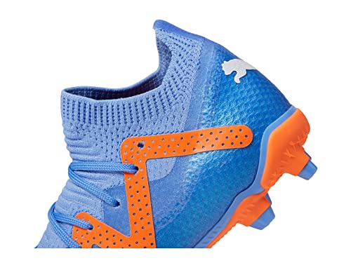 PUMA Future Pro Firm Ground/Artificial Ground (Little Kid/Big Kid) Blue Glimmer/Puma White/Ultra Orange 13 Little Kid M