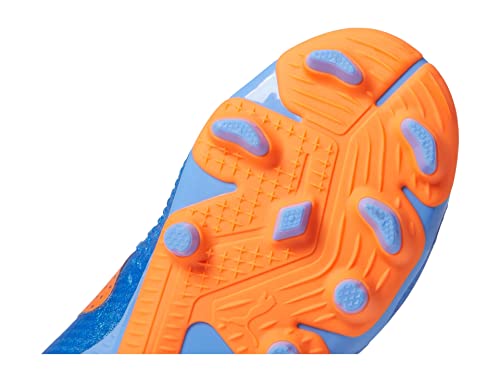 PUMA Future Pro Firm Ground/Artificial Ground (Little Kid/Big Kid) Blue Glimmer/Puma White/Ultra Orange 13 Little Kid M