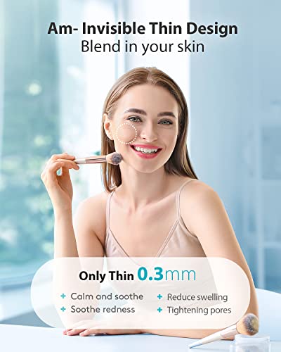 LitBear Acne Pimple Patches- Day and Night 4 Sizes 180 Dots Thin & Thick Hydrocolloid Patches with Witch Hazel, Tea Tree & Calendula Oil, Extra Adhesion Pimple Patches for Face Zit Patch Acne Dots