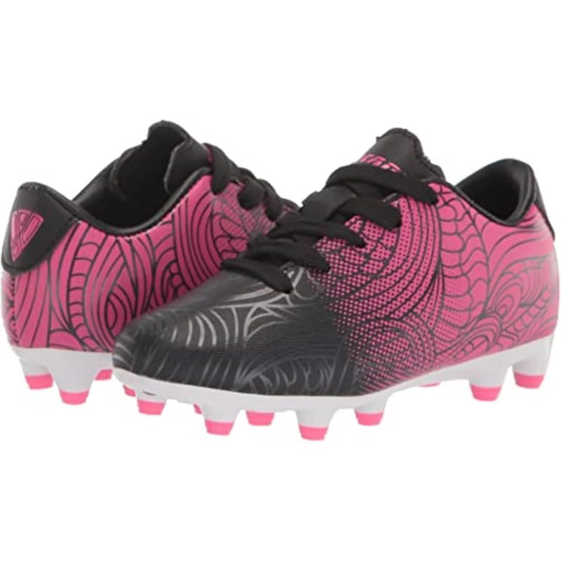 Vizari Cali Firm Ground Soccer Cleats - Durable & Water-Resistant Soccer Cleats For Kids - Lightweight & Adjustable Youth Soccer Cleats with Round Studs for Maximum Traction & Superior Ball Control