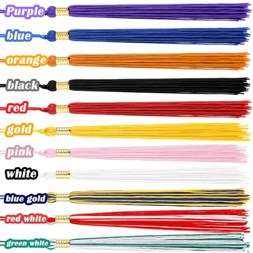 2024 Graduation Tassel for Cap - Class of 2024 Charm Ceremonies Accessories, Gown Decoration Cord for Graduates - Green and White