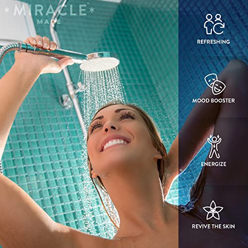 Miracle Made Aromatherapy Shower Steamers โ 15 Tablets Citrus Shower Bombs with Natural Essential Oils Bombs for Mood Booster Self Care Relaxation Daily Use Vapor Bath Bombs for Women Men Moms