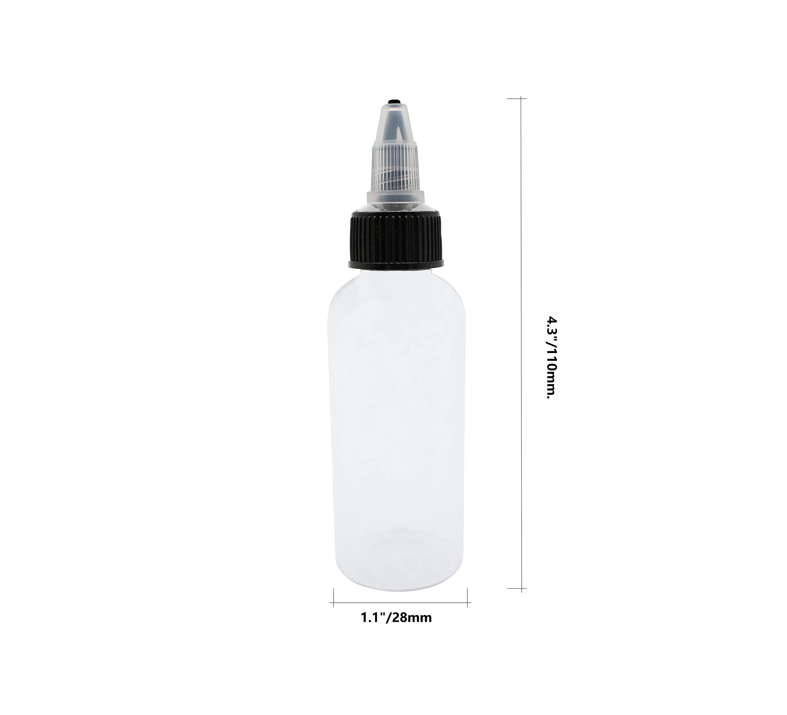 PET Plastic Extruded Liquid Bottle,squeeze bottle,dropper ,dispensing bottle,10 Pcs 1 oz Bottles,Laboratory wash Bottle,drip Bottle,Tattoo Ink,Watercolor Pigment Bottle, Ink Discharge Bottle(30ml)