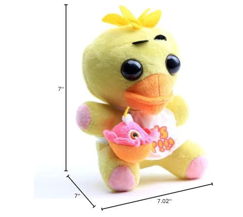 Laruokivi FNAF Chica with Cupcake Plush Figure Toy 7''
