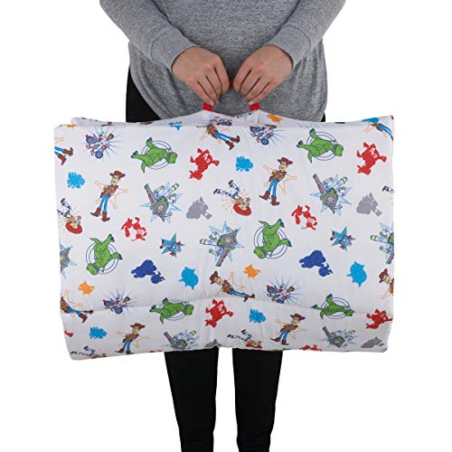 Disney Toy Story 4 - Blue, Green, Red and White Deluxe Easy Fold Toddler Nap Mat