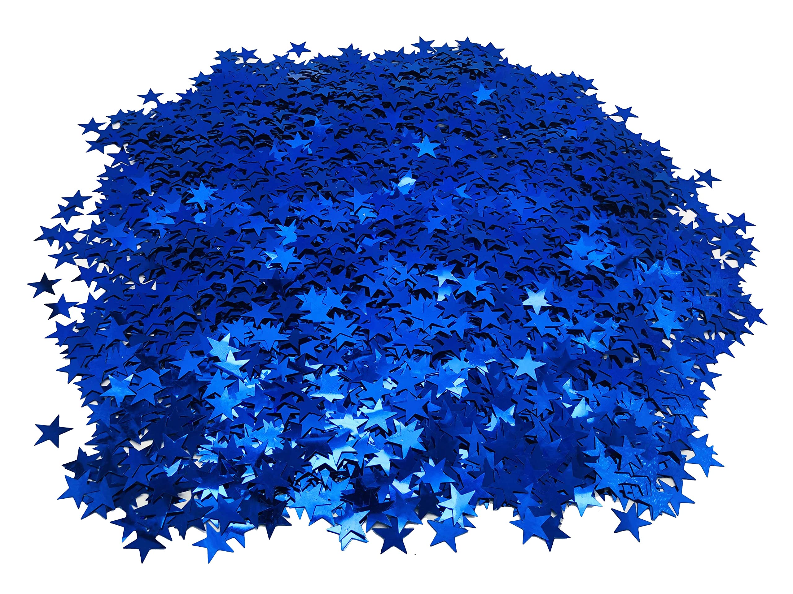 250 Grams Glitter Star Confetti, 20mm Metallic Stars, Foil Table Confetti For Wedding Decoraions Birthday Party Festival Supplies (Blue)