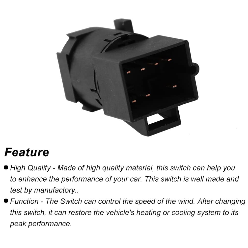 Heater Control Switch Zcargel Heater Blower Motor Control Switch Compatible with 16192099 Pickup C1500 1995-1999