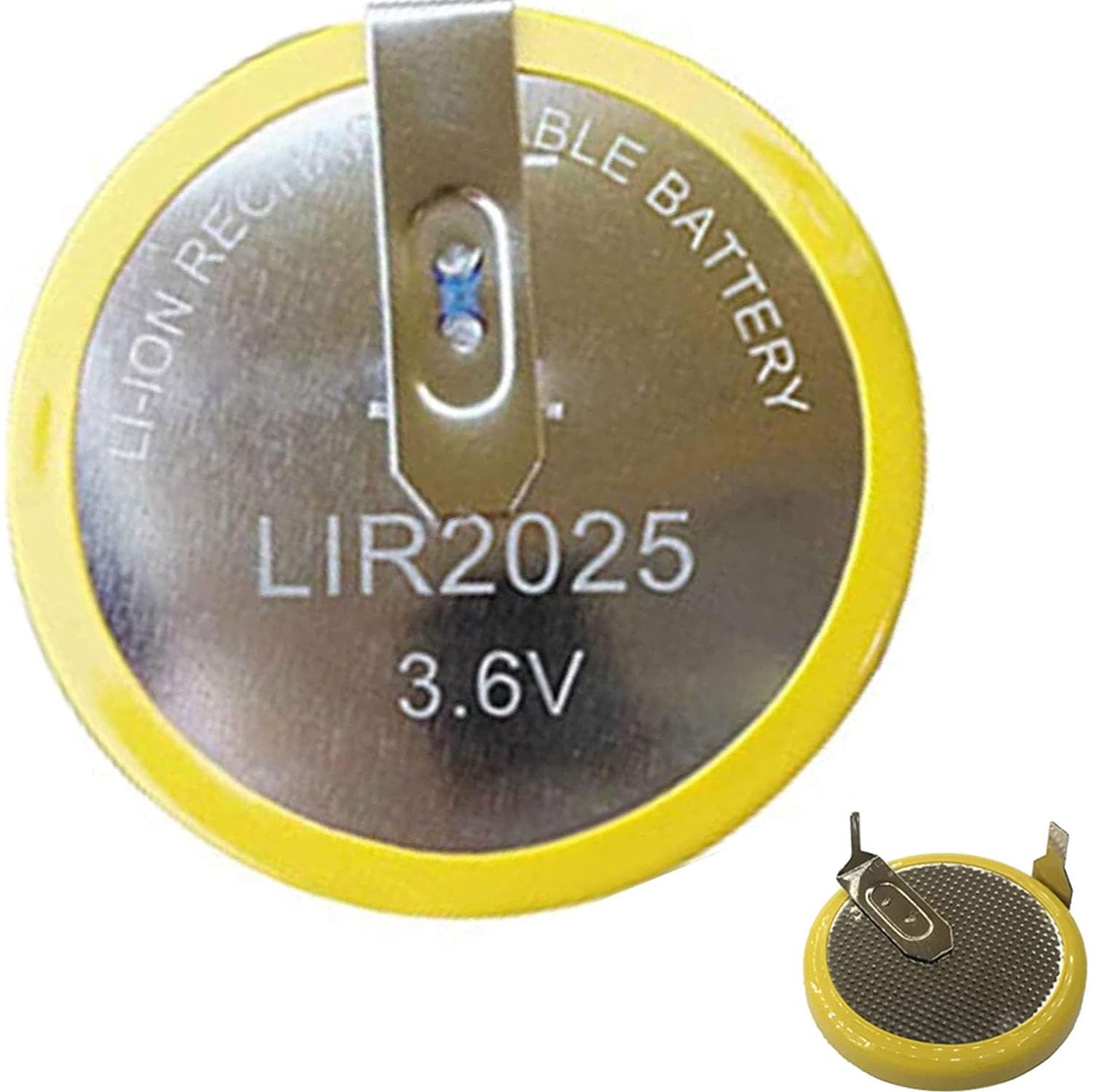for 1996-2012 Remote Key FOB Battery LIR2025 (90 Degrees) Compatible with BMW Remote Case Shell fits 3 5 7 Series, M3 M5 M6 Z3 Z4 Z8 X3 E63 E38 E83 E53 E36 E85 (LX8FZV LX8 FZV) β with Instructions