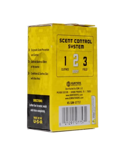 Hunters Specialties Scent-A-Way Max Bar Soap, 3.5-Ounce, Green