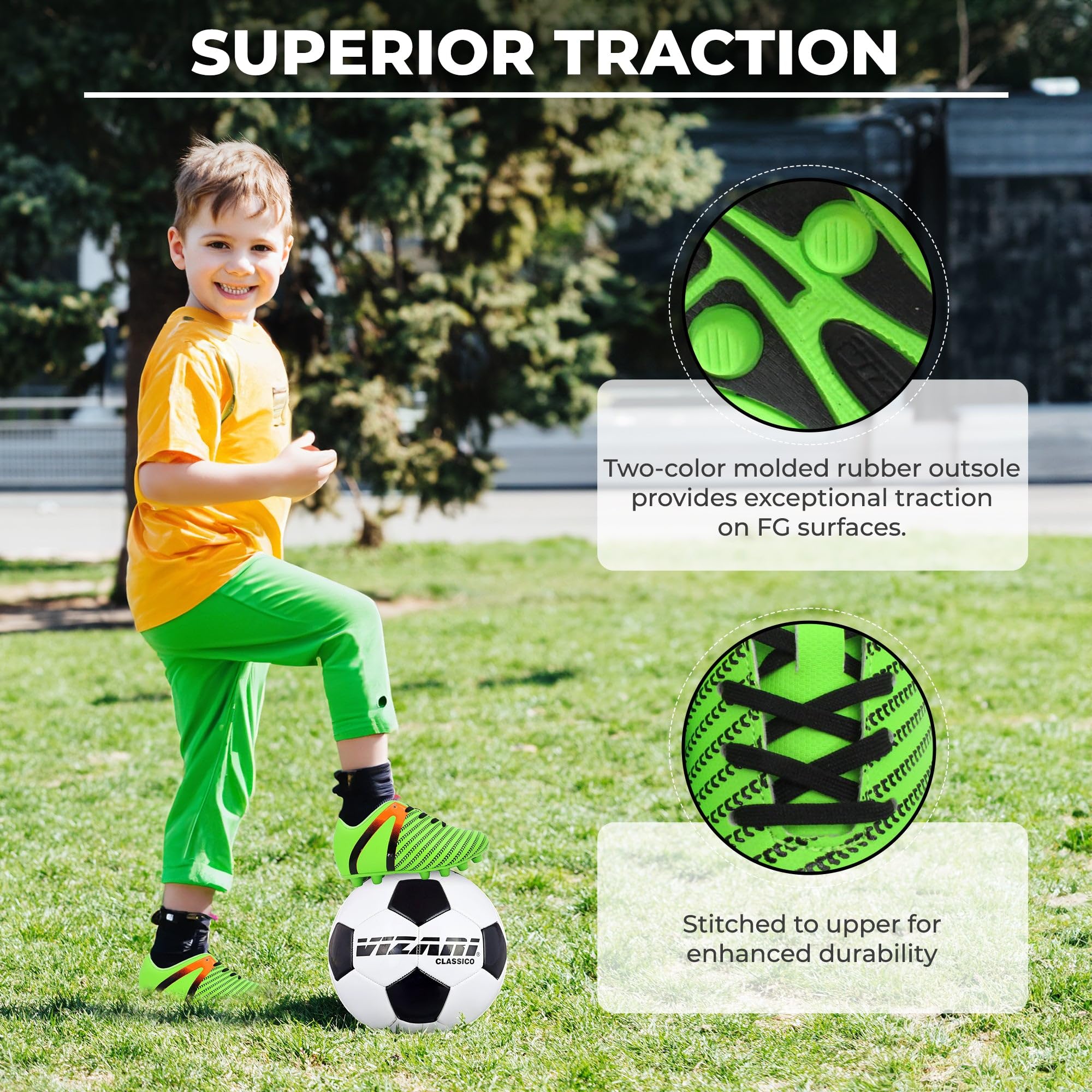 Vizari Unisex Impact FG Soccer Shoe