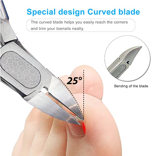 Manicure Set ,Pedicure kit Including ingrown Nail Scissors, Nail Clipper kit,Stainless Steel Trim Nail kit with Gift Packing Box, Gift for Parents Husband and Friends(Tropical Orange)