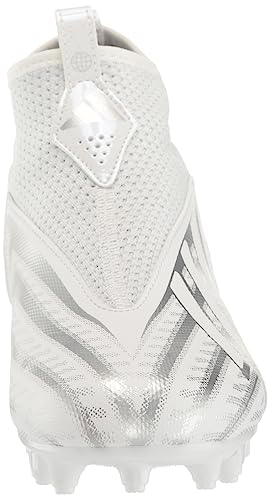 adidas Freak Spark 23 Football Shoe, White/White/Gold, 2 US Unisex Little Kid