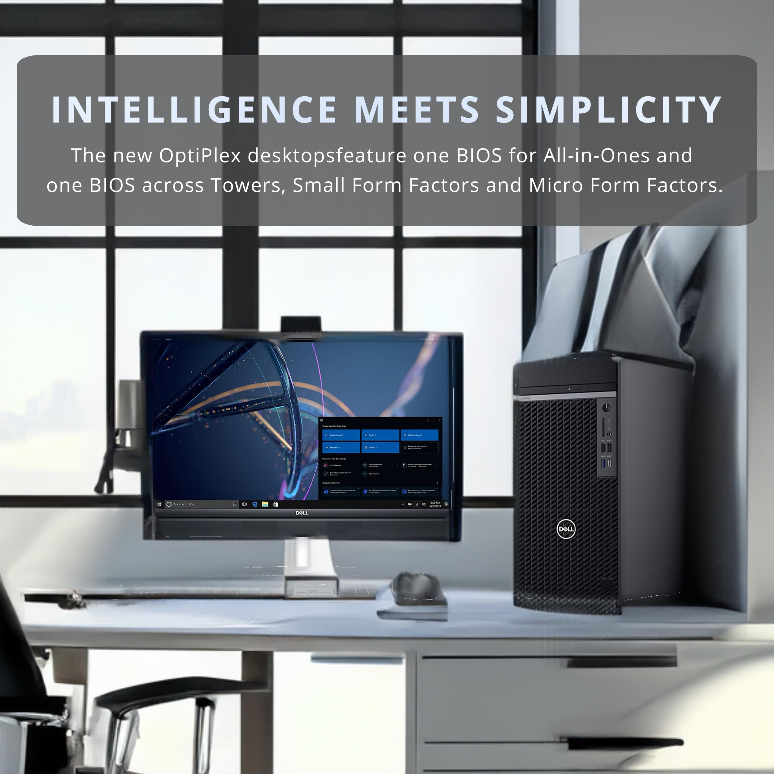 Dell OptiPlex 7080 Gaming Desktop Mini Tower, Intel Core i7-10700 Processor, 32GB RAM, 1TB PCIe SSD, Intel UHD Graphics, Windows 11 Pro, Black
