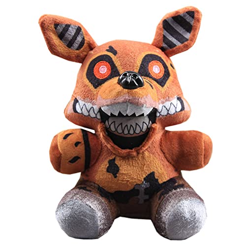 Laruokivi FNAF Plush Toys Twisted Freddy & Foxy & Bonnie & Chica Stuffed Plushies Dolls 4Pack