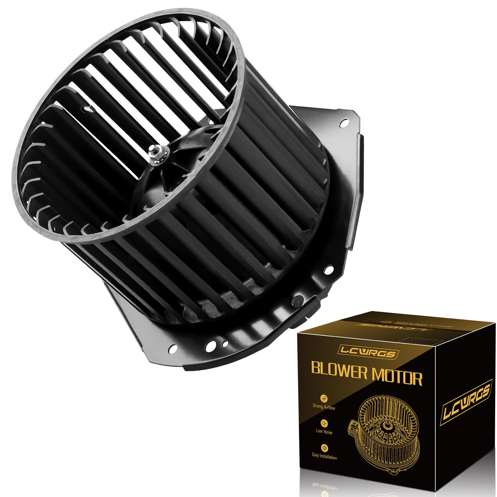 AC Blower Motor with Fan Fits for 1992 1993 1994 1995 1996 Chevy Silverado Suburban 1500 2500 Tahoe GMC Sierra Yukon C1500 C2500 K1500 K2500 G20 HVAC Heater Blower Motor Replaces# 700103