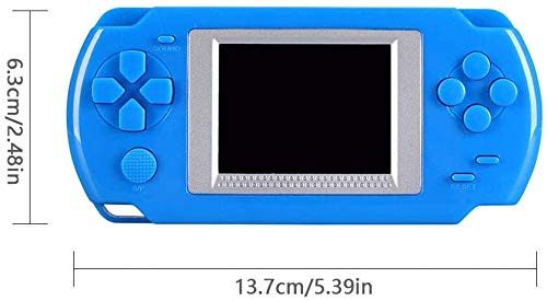 Elolicu Handheld Game Console for Kid Children, 2021 New Built in 268 Classic Retro Video Games 2 Inch Screen Portable Game Console Arcade Video Gaming Player System Best Birthday Gift for Kid (Blue)