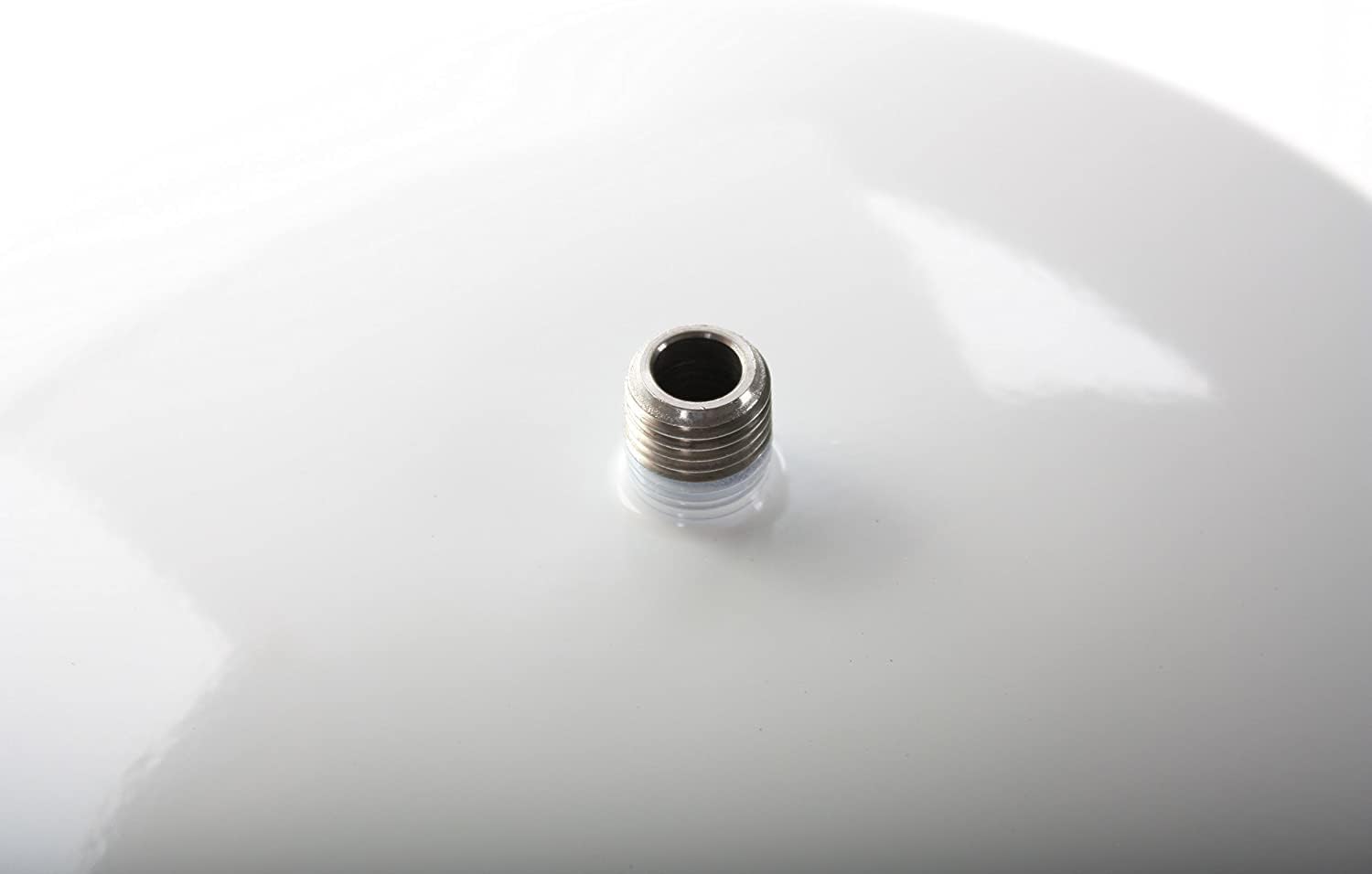 TankPAC RO-122 Reverse Osmosis Tank 3.2 Gallon, PAE RO Tank for Under Sink Water Filter System, Pre-pressurized Water Tank 1/4" NPT, NSF-58, White