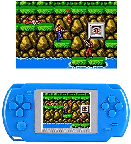 Elolicu Handheld Game Console for Kid Children, 2021 New Built in 268 Classic Retro Video Games 2 Inch Screen Portable Game Console Arcade Video Gaming Player System Best Birthday Gift for Kid (Blue)