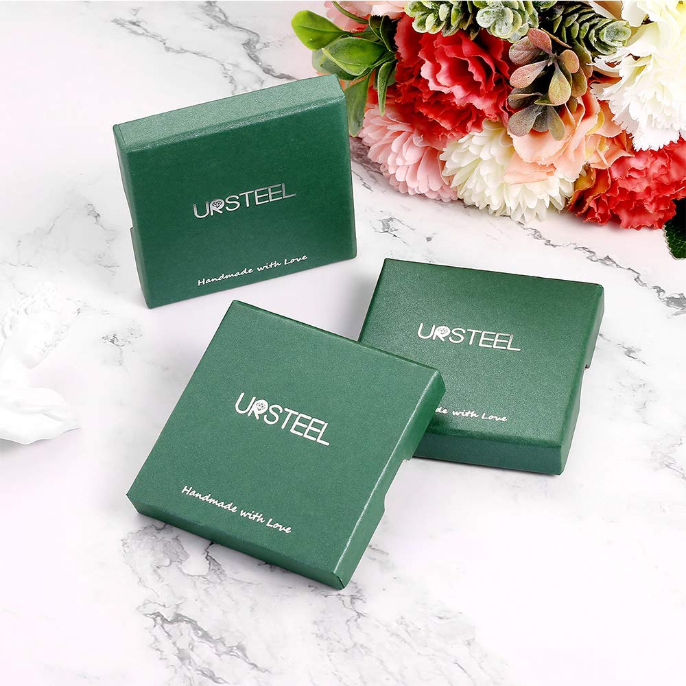 Ursteel Ankle Bracelets for Women, C Initial Anklets 14K Gold Plated Dainty Layered Heart Anklet Letter C Anklets for Women