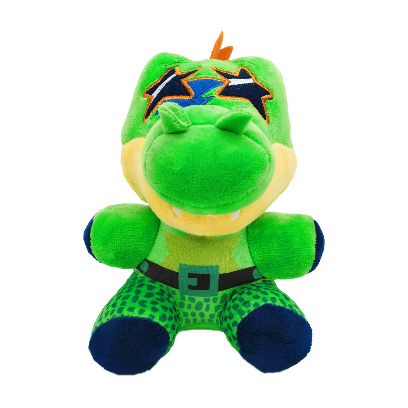 Ycixri FNAF Montgomery Gator Plush Toy Suitable for Collection,FNAF Plushies Stuffed Doll for Boy Girl Christmas Halloween Birthday Gift, 8“(Montgomery Gator)