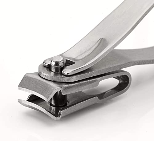 Clipper Genius Nail Clipper Set, 360 Degree Swivel Blade Nail Clippers for Men & Women, Designed to Trim with Precision, Lightweight Stainless Steel Fingernail & Toenail Trimmer, Compact Nail Cutter